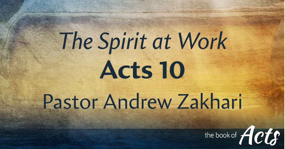 The Spirit at Work | Stone Hill Church of Princeton